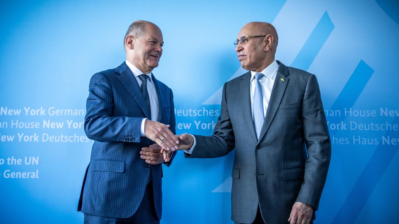 Kanzler Scholz zwischen UNO und SPD