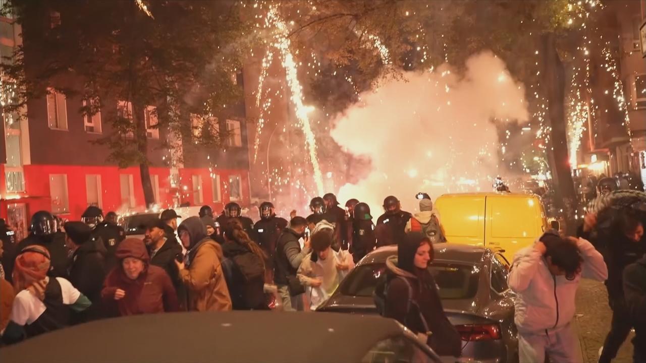 heute in Deutschland - Ausschreitungen bei Pro-Palästina-Demo