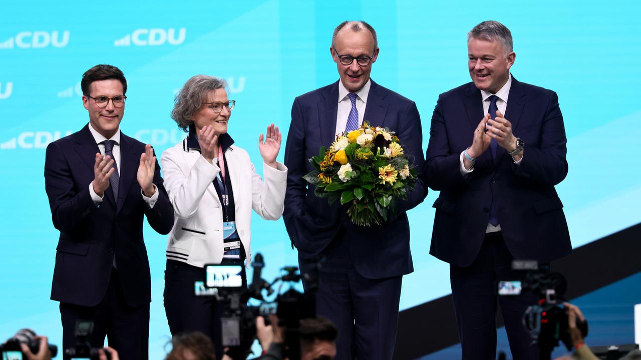 CDU-Parteitag: Merz mit 91, 17 Prozent als Parteichef bestätigt