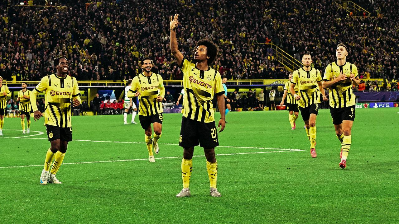 Champions League: Adeyemi-Gala beim 7:1 des BVB gegen Celtic