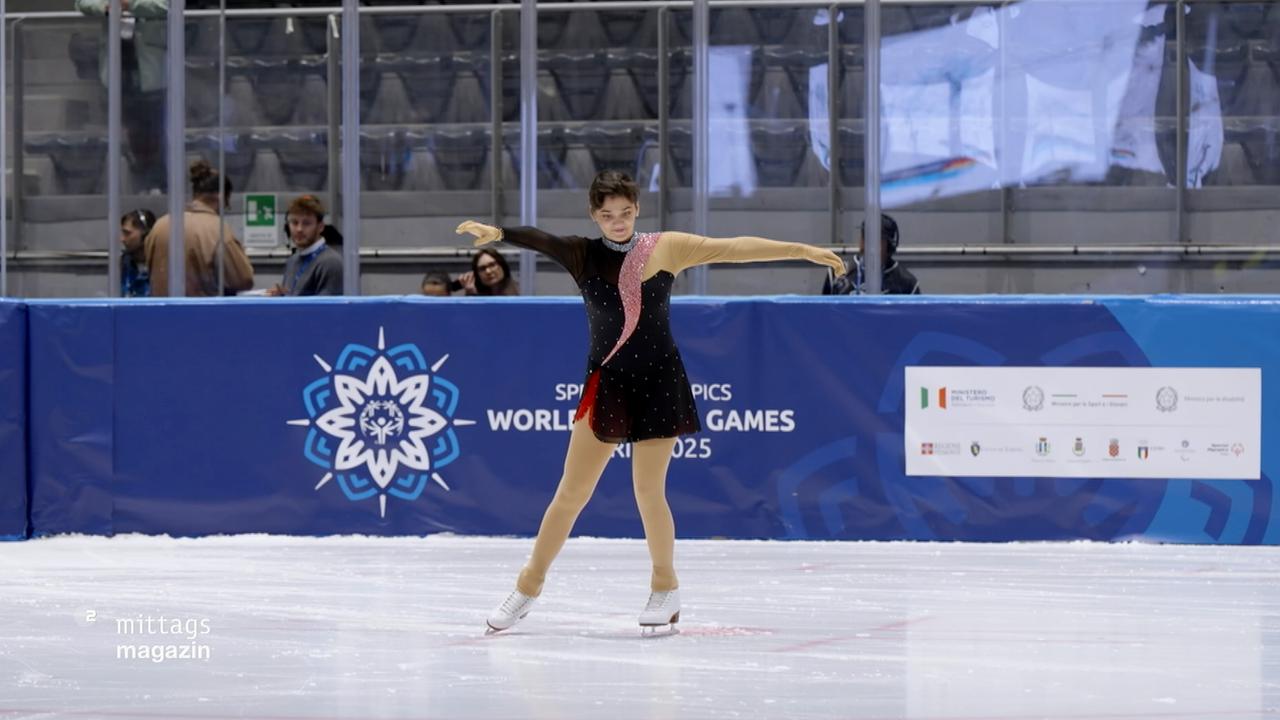 Special Olympics: Große Gefühle bei Eiskunstläuferin Emma Gania