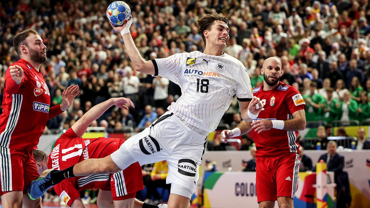 Handball-EM: Deutschland feiert Sieg über Ungarn