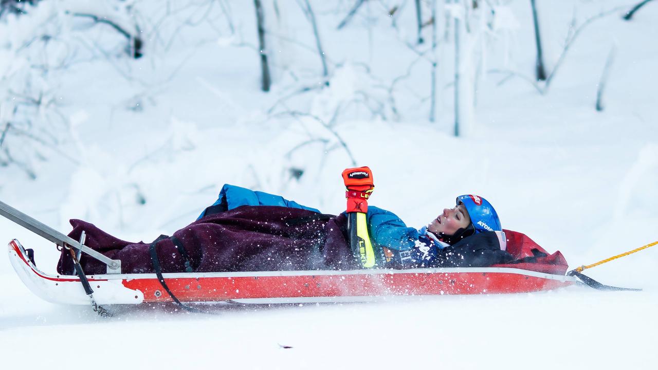 Ski Alpin: Mikaela Shiffrin stürzt und verletzt sich