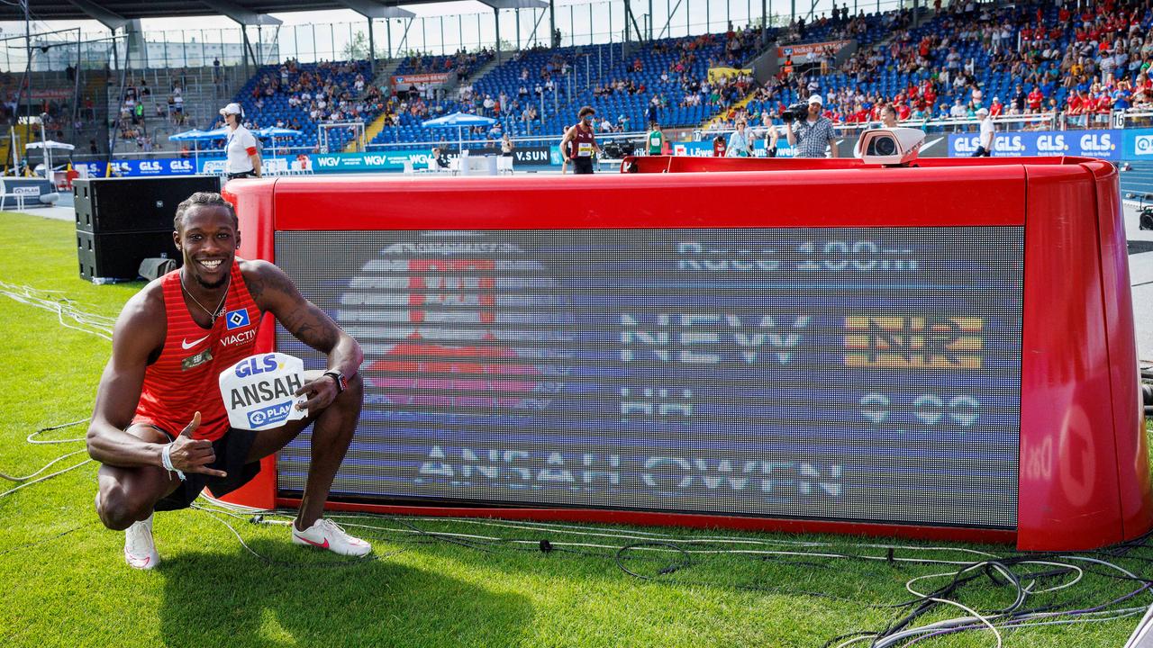 Erster deutscher Sprinter: Ansah über 100m unter 10 Sekunden