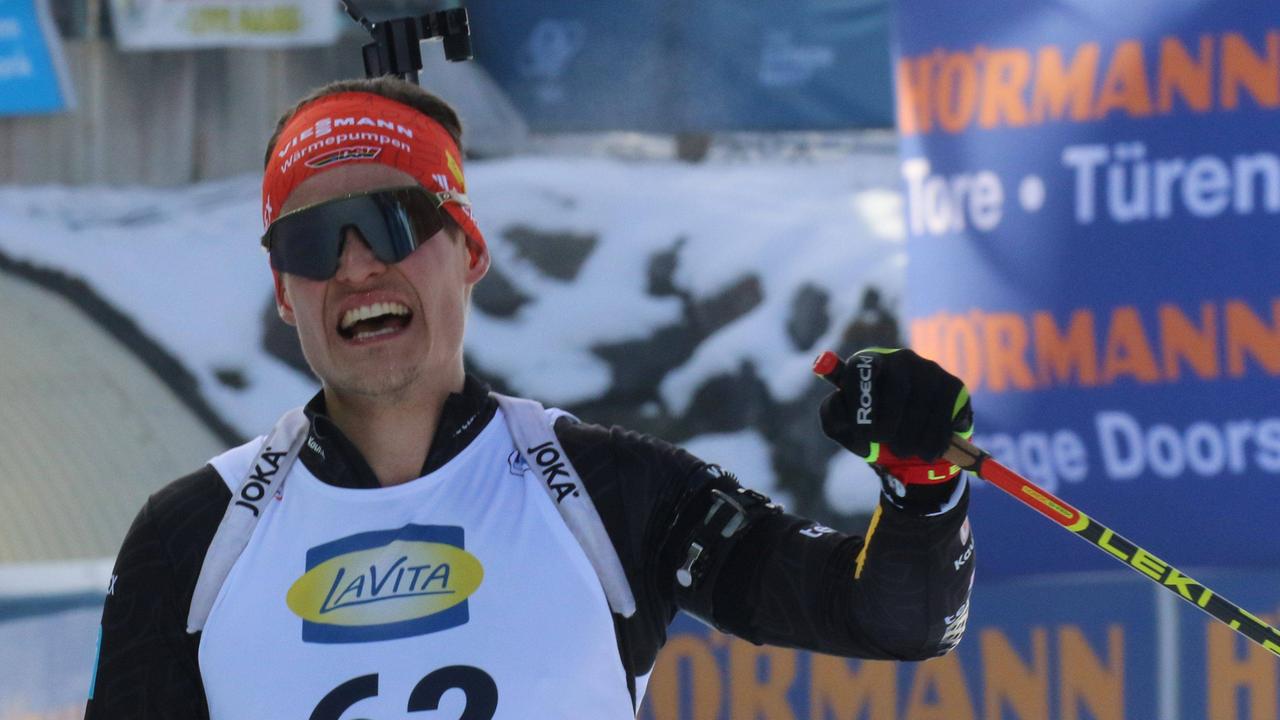 Biathlon in Hochfilzen: Philipp Horn erstmals auf dem Podium
