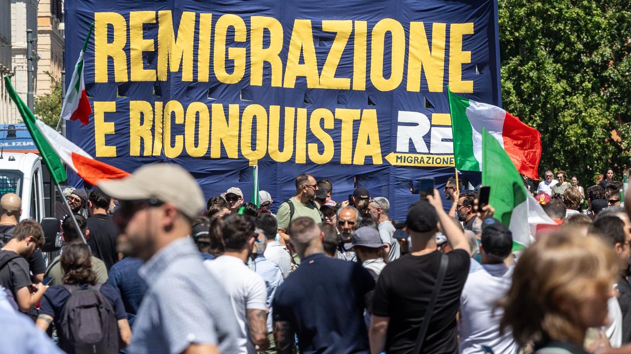 Migration: Proteste in Rom für schärfere Einwanderungspolitik