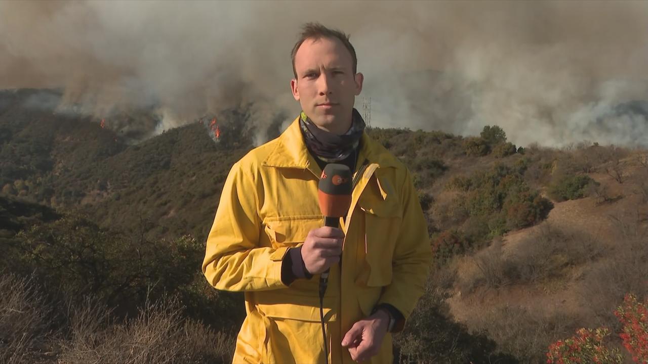 "Feuer bewegt sich schnell vorwärts"