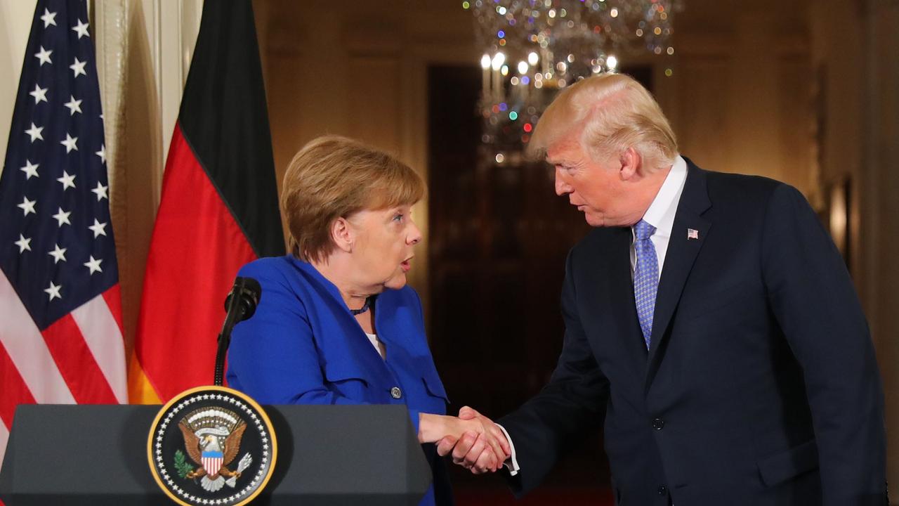 Merkel besucht Trump: Die Pressekonferenz in ganzer Länge