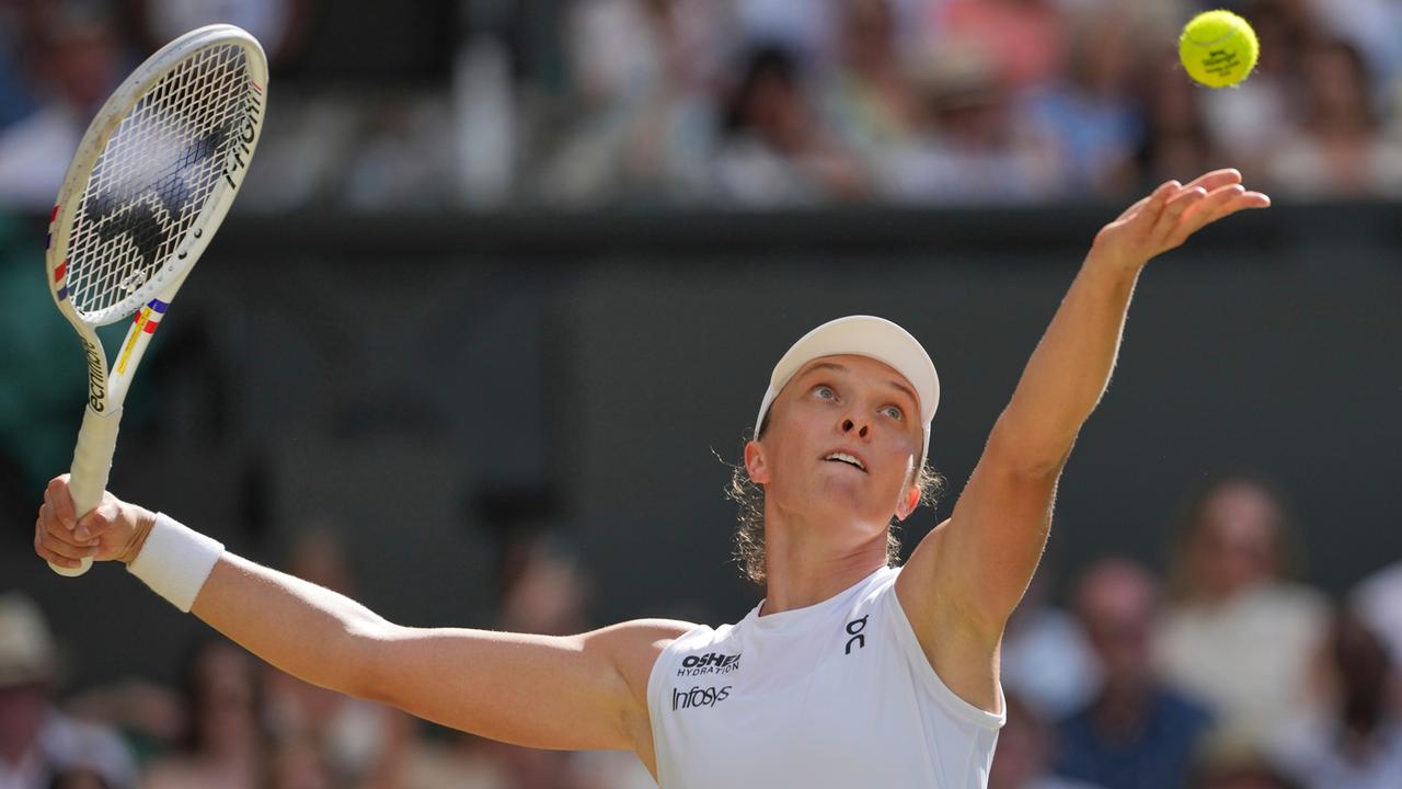 Tennis: Swiatek gewinnt Wimbledon-Finale gegen Anisimova Tennis: Swiatek gewinnt Wimbledon-Finale gegen Anisimova
